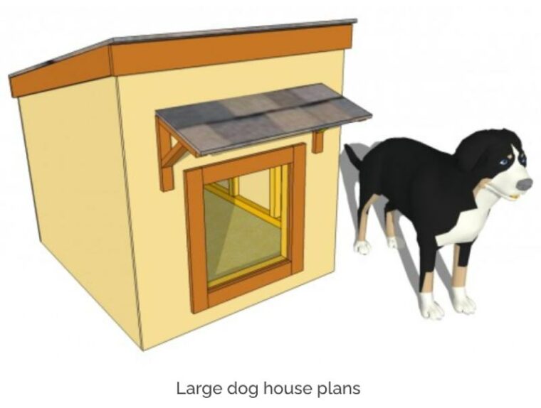 9 DIY Slanted-Roof Dog House Plans You Can Build Today (With Pictures)