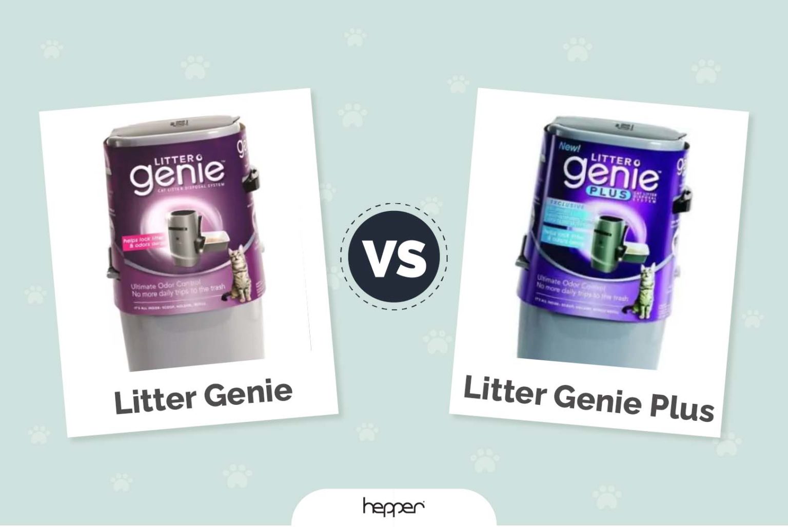 Litter Genie vs. Litter Genie Plus: Which to Choose in 2026 | Hepper ...