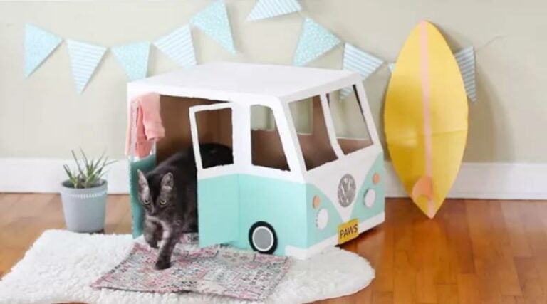 14 DIY Cardboard Cat Toy Plans You Can Make Today (with Pictures ...
