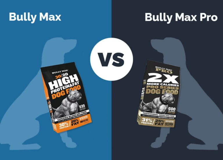 Bully Max vs Bully Max Pro Series Dog Food: 2026 Comparison | Hepper ...