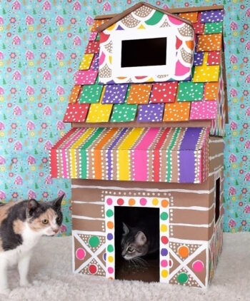 24 DIY Cardboard Cat House Plans You Can Build Today (With Pictures ...