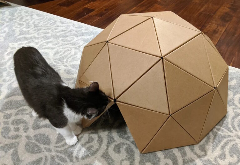 24 DIY Cardboard Cat House Plans You Can Build Today (With Pictures ...