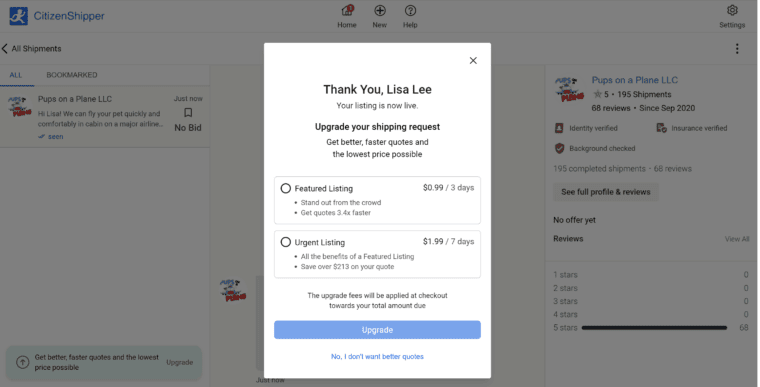 CitizenShipper Review 2025: Our Expert Guide & Final Verdict | Hepper ...